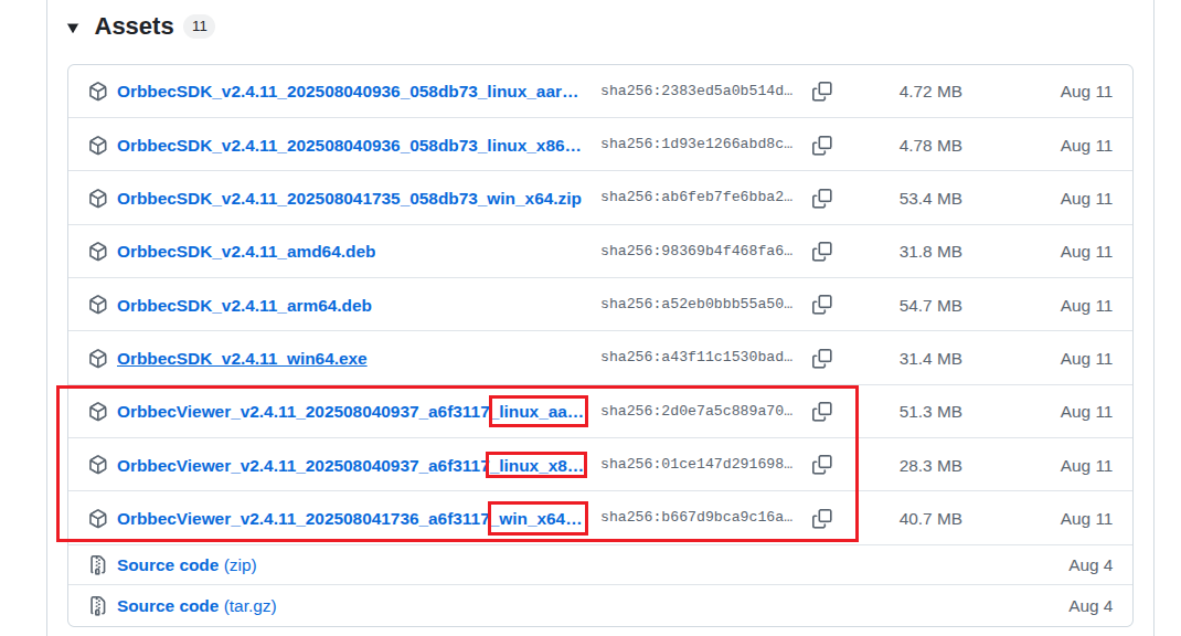 3.2. OrbbecViewer快速开始 — OrbbecSDK V2 ROS1 包装器 文档